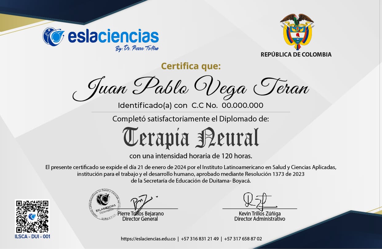 Terapia Neural – Instituto Latinoamericano en Salud y Ciencias Aplicadas